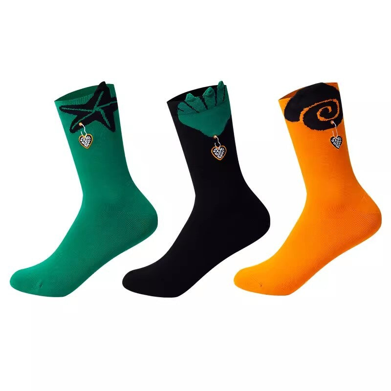 Women's Anti-Bacterial Embroidery Cotton Socks (3pcs Pack) – SCHIESSER HK